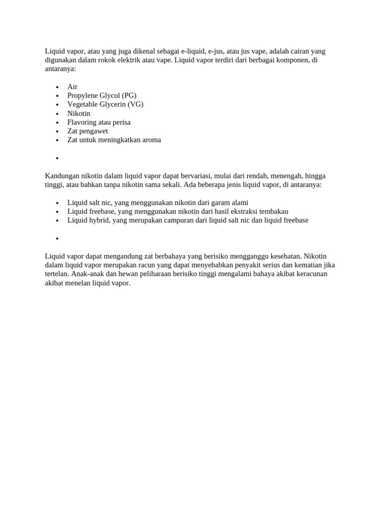 penegertian liquid | PDF