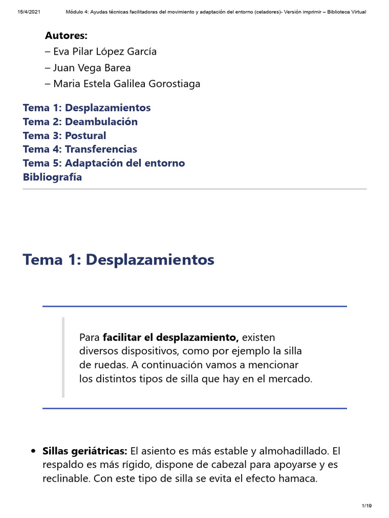 Ayudas Técnicas para Celadores | PDF | Colchón | Tecnología