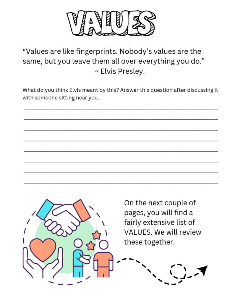 Values Handouts | PDF