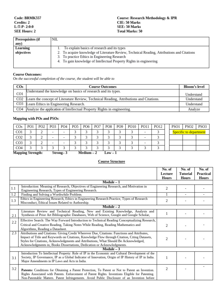 Research Methodology IPR | PDF