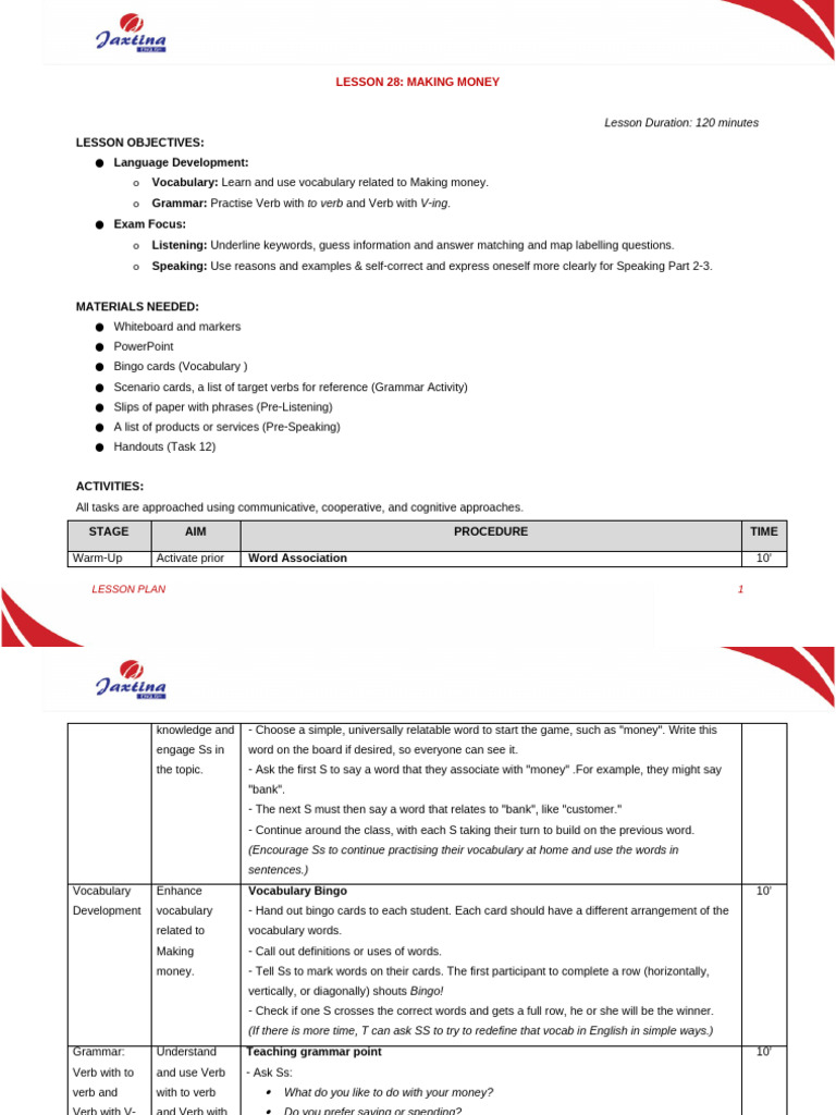 [FO_LP] Lesson 28 - draft | PDF