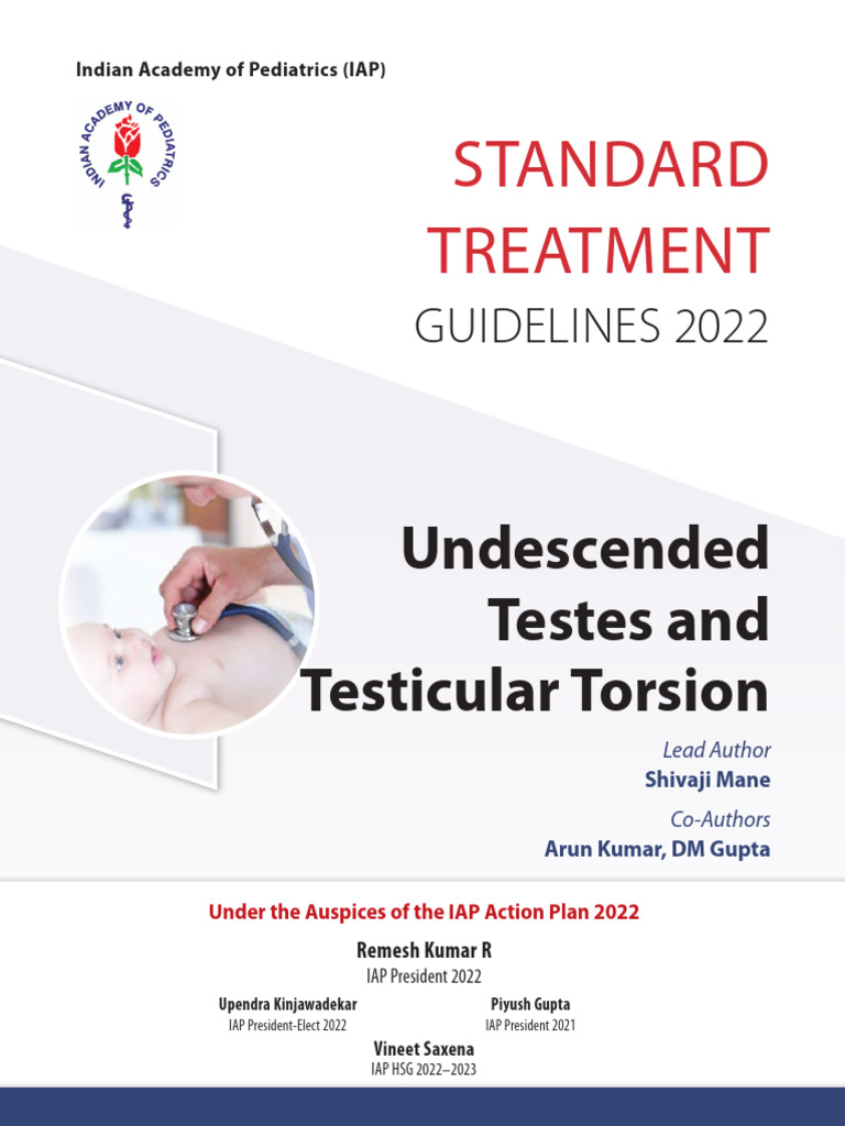 IAP Guidelines on Undescended Testis | PDF | Medical Specialties ...