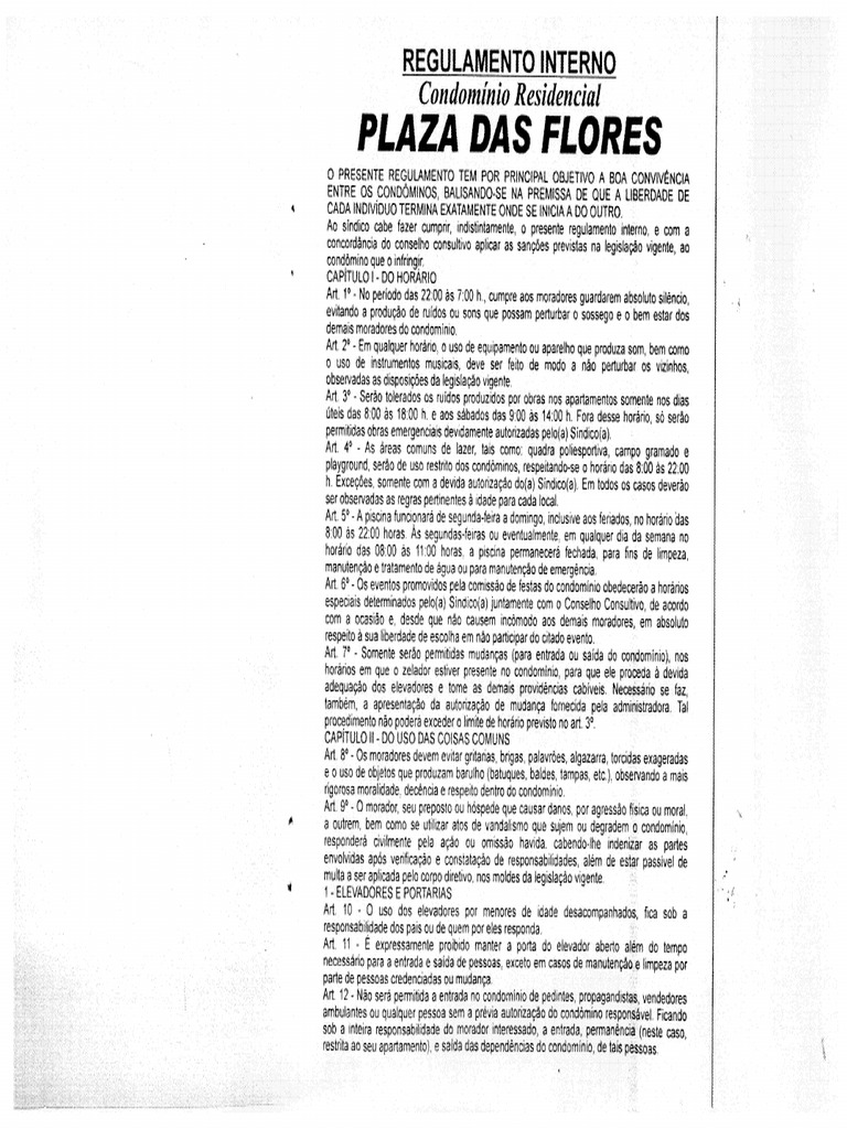 Regulamento Interno | PDF