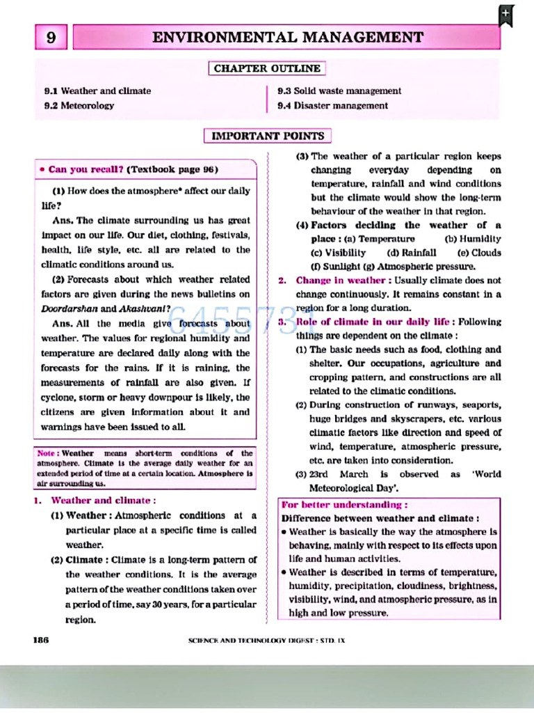 Science 1 Class 9th Digest | PDF