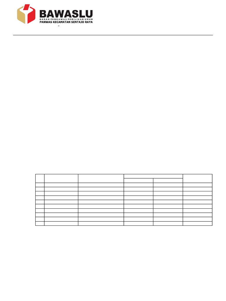 Form A Uji Petik - 19 Juli 2024 Desa Muara Langsat | PDF