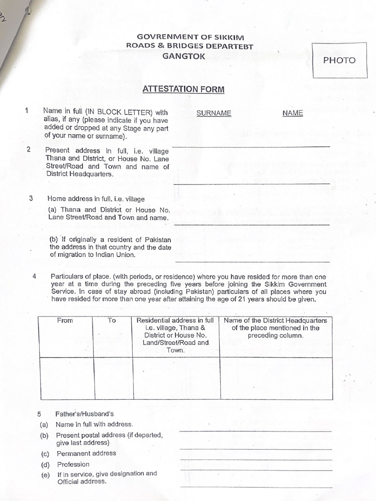 Govrenment of Sikkim | PDF