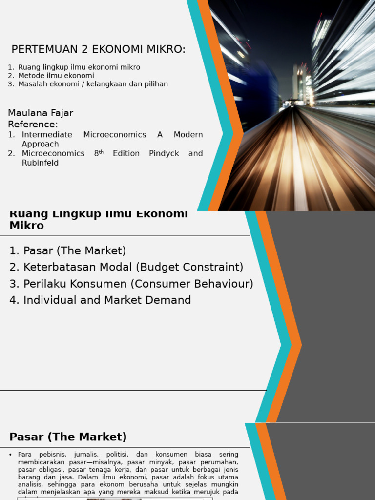 Pertemuan 2 Mikroekonomi | PDF