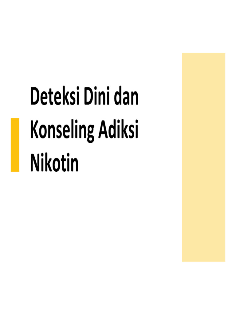 4E. Materi Adiksi Nikotin-Deteksi | PDF