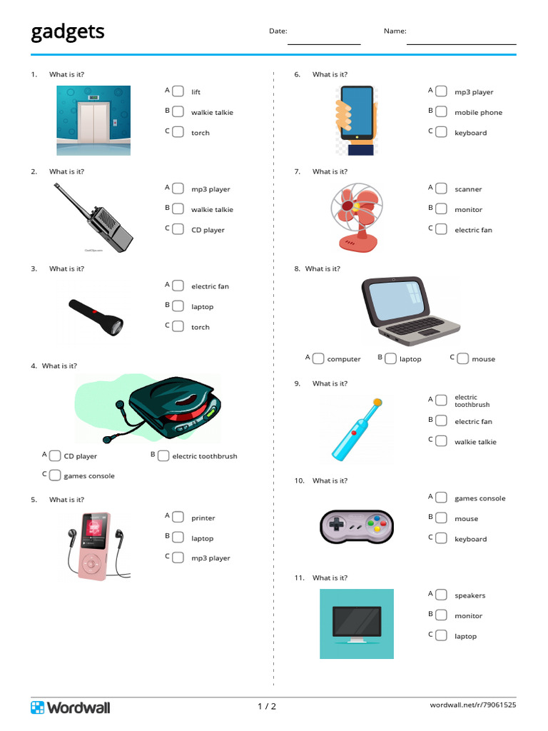 Gadgets Quiz | PDF