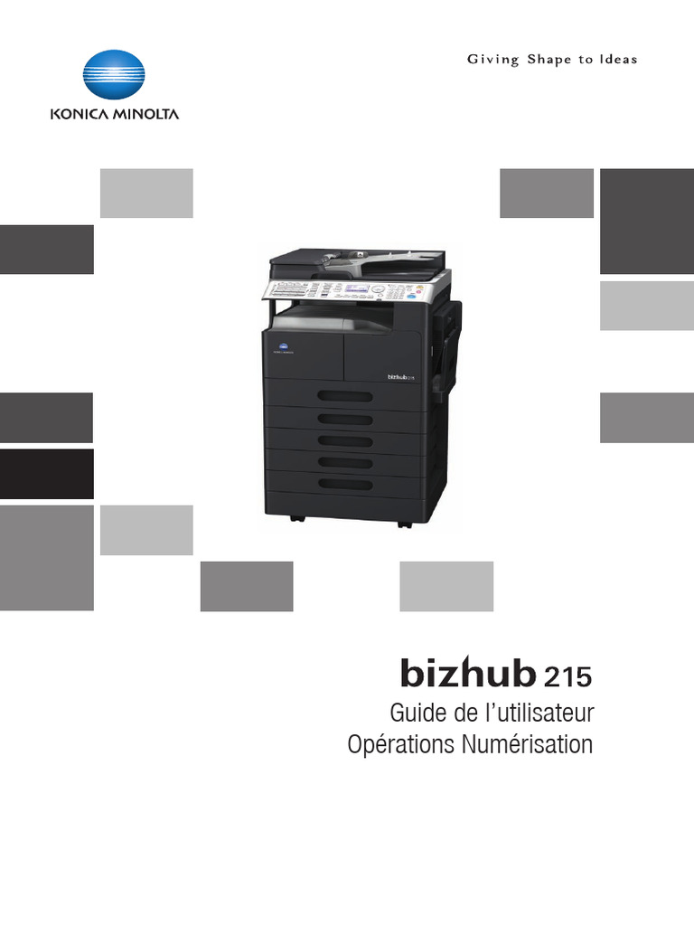 Bizhub 215 Ug Scan Operations FR 1 1 1 | PDF