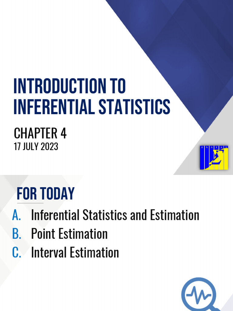 05 Chapter 4 Point and Interval Estimation | PDF