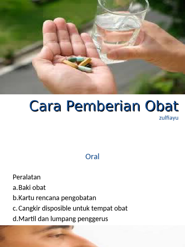 Cara Pemberian Obat New | PDF