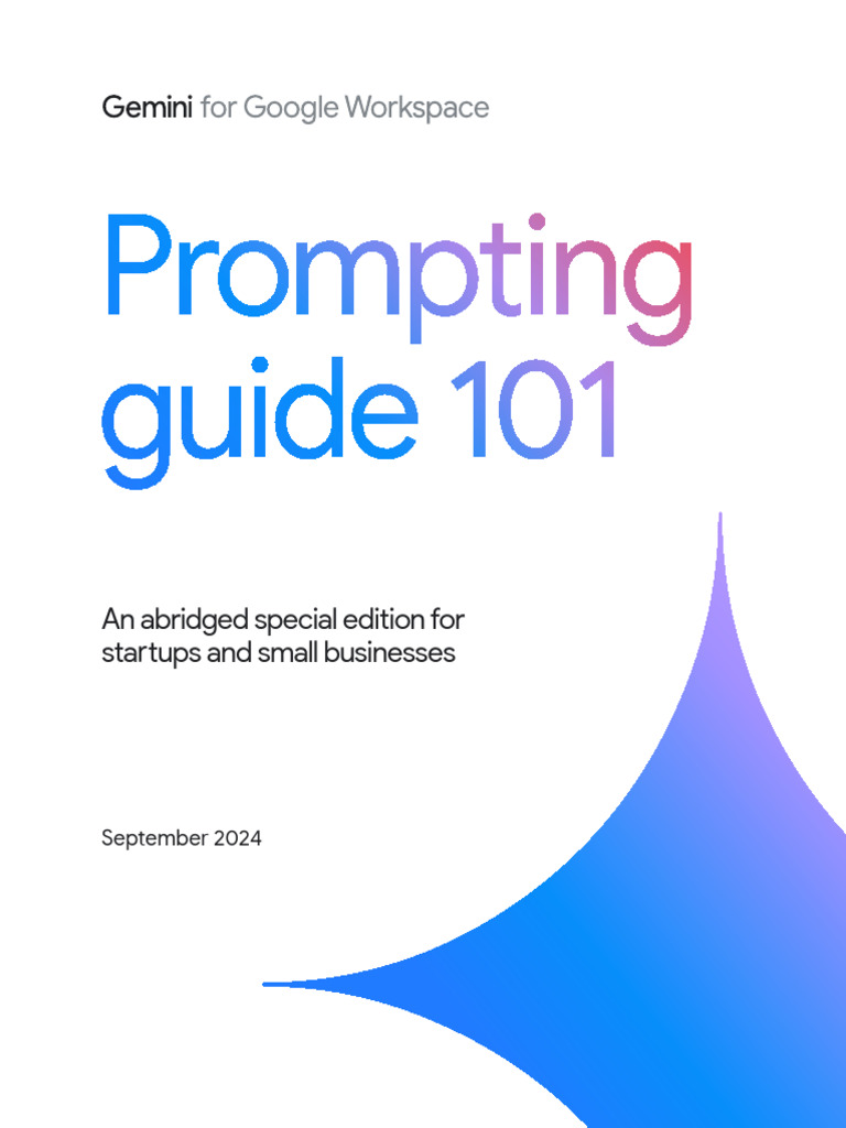 Gemini Prompting Guide for Startups | PDF | Gmail | Career & Growth