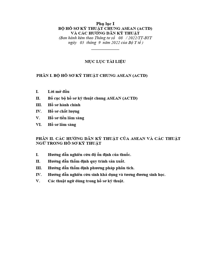 Phu Luc 1. TT 08.2022 | PDF