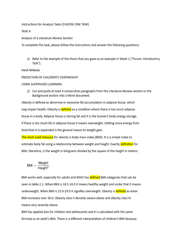 Argumentation in Your Literature Review Section | PDF