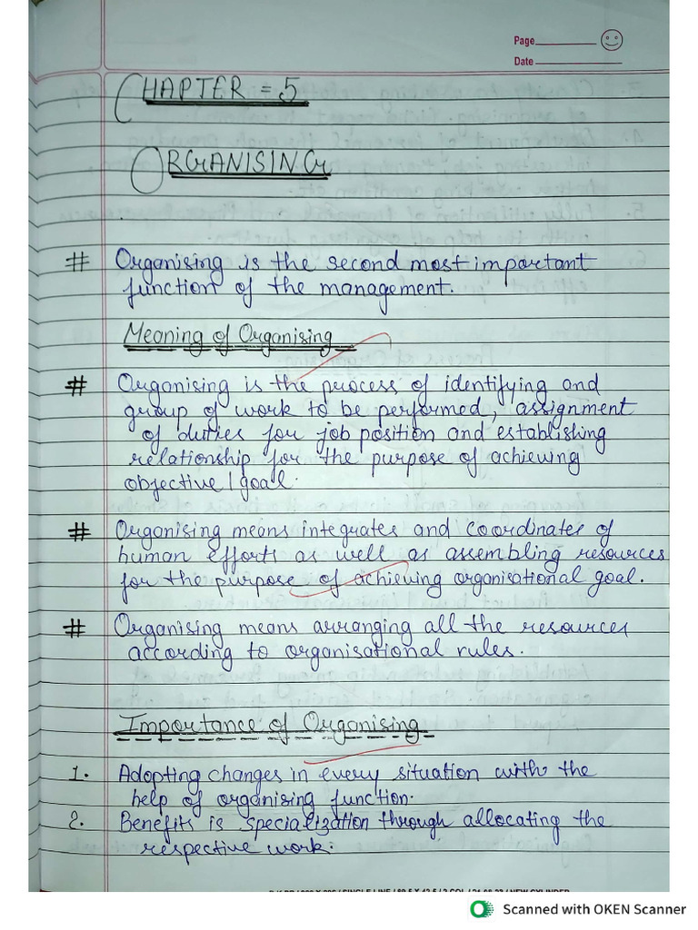 Bst class 12th chapter organaising | PDF