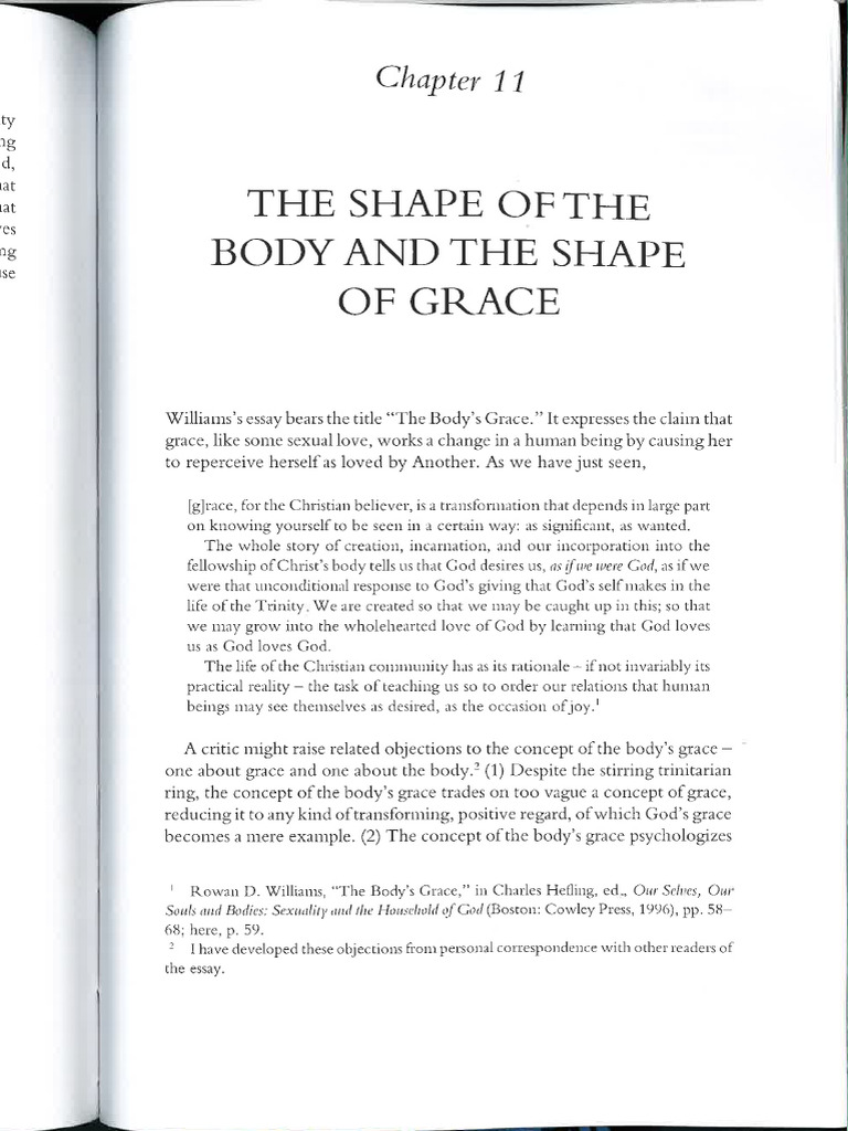 Rogers - The Shape of The Body and The Shape of Grace | PDF