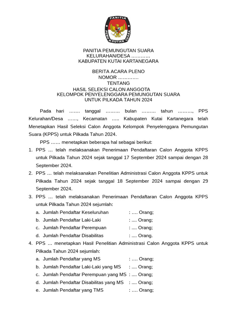 Contoh Formulir Pendaftaran | PDF
