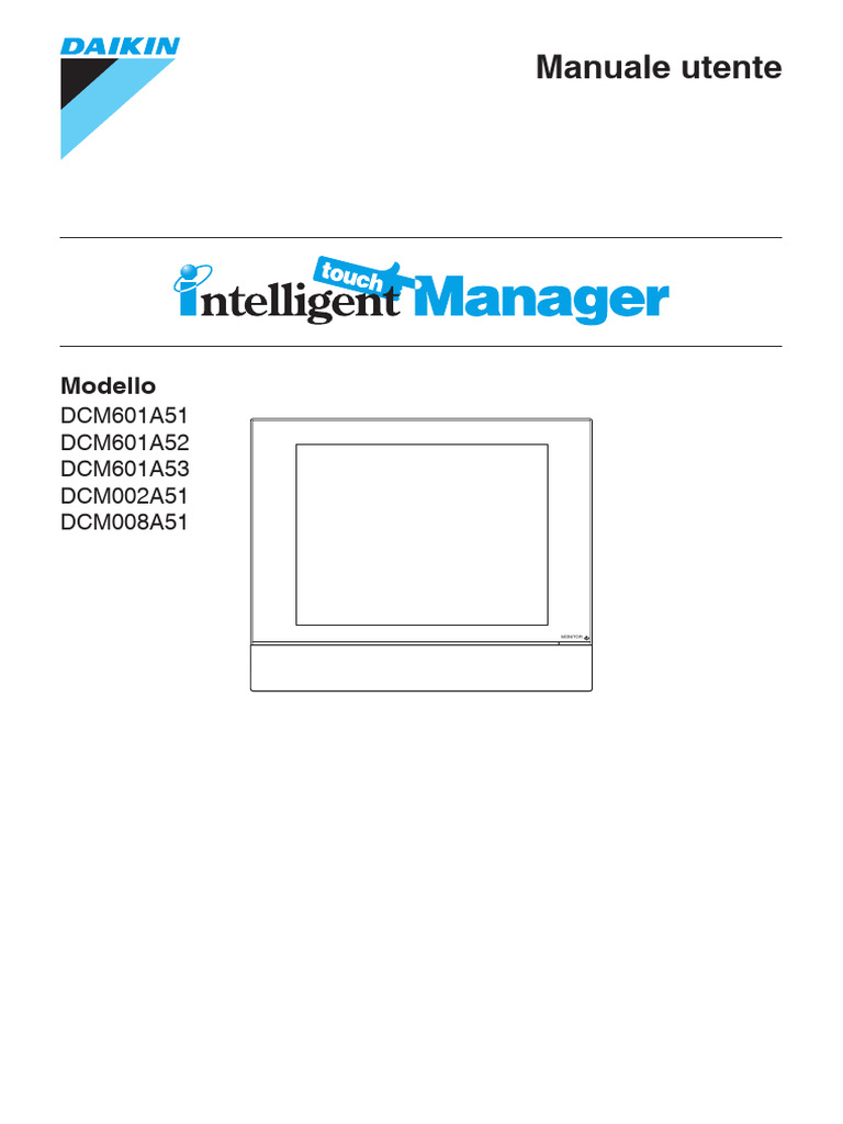 Utente Intelligent Touch Manager | PDF