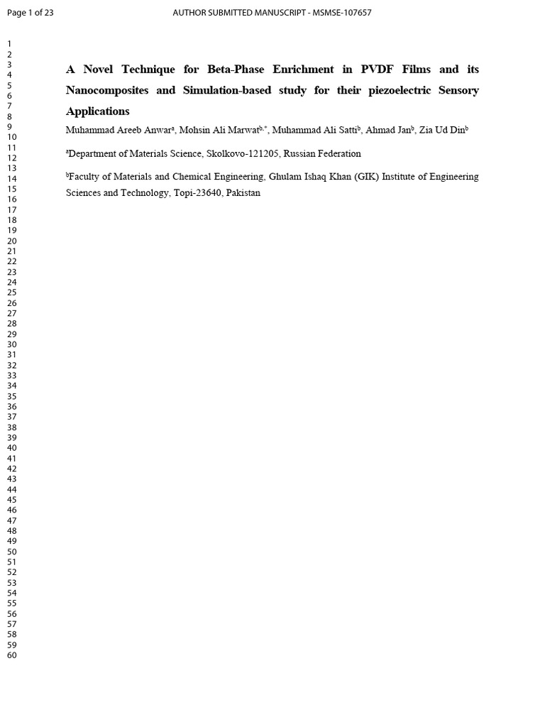 Paper Submitted | PDF