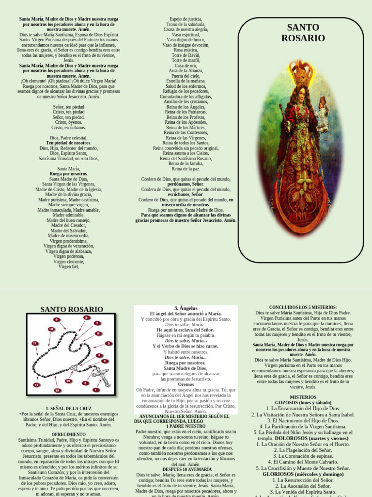 REZO Del Santo Rosario | PDF