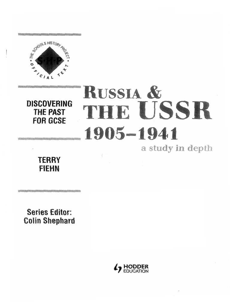 Russia and the USSR 1905-1941 | PDF