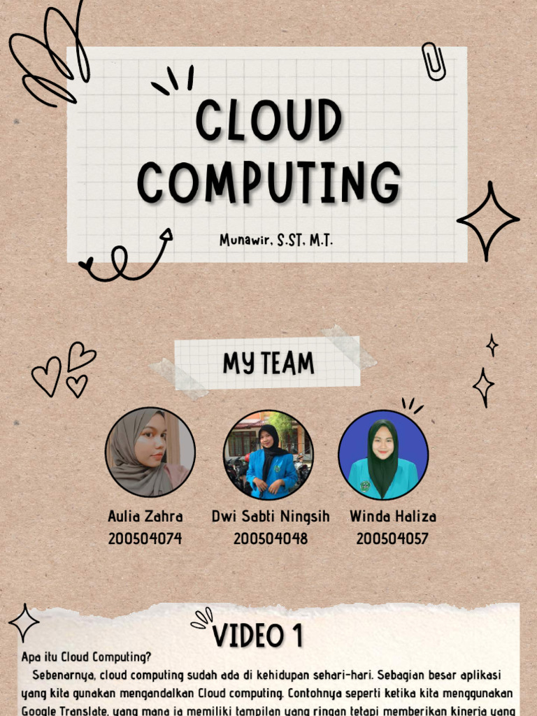 Resume Video Cloud Computing Huawei (Kelompok 7) - Compressed | PDF