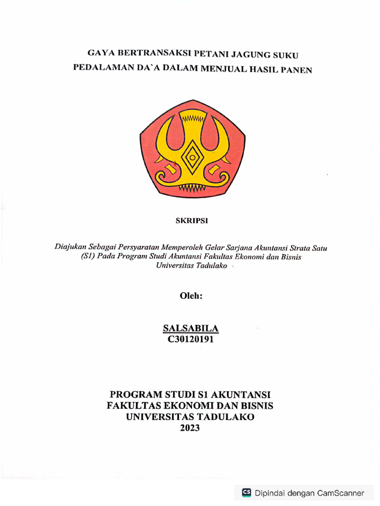 Cover Skripsi | PDF