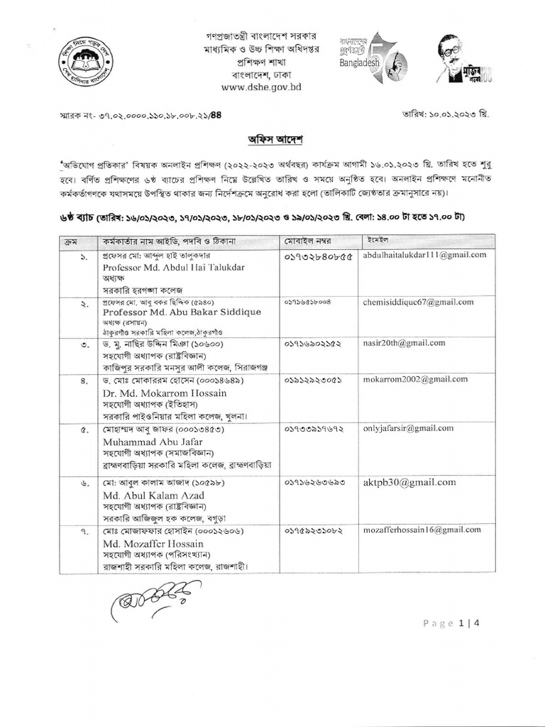 6th Batch (GRS) | PDF