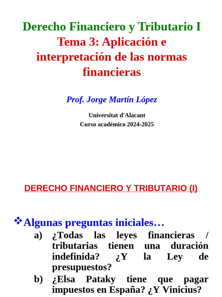 Presentación Tema 3 | PDF