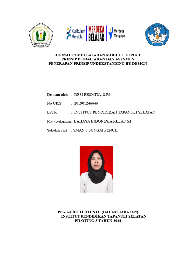 Jurnal Pembelajaran Modul 1 Topik 1 Desi | PDF