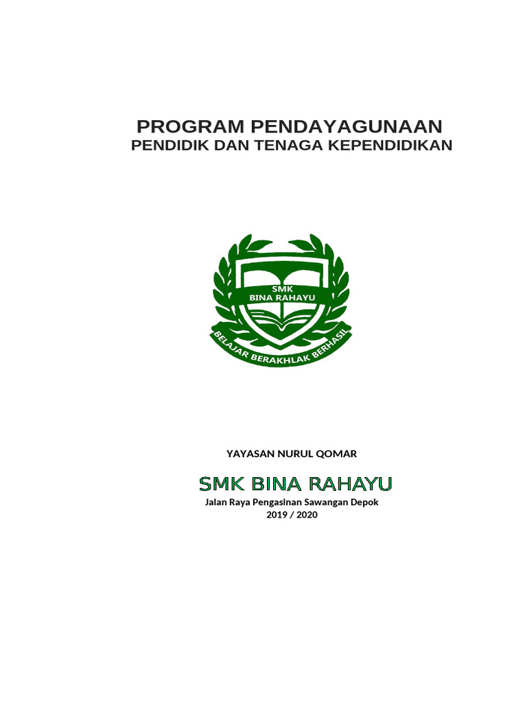 PROGRAM PENDAYAGUNAAN PENDIDIK DAN TENAGA KEPENDIDIKAN Lanjutan | PDF