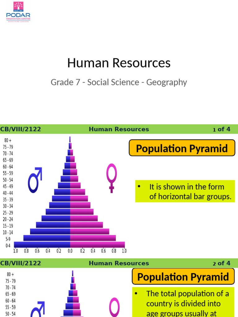 PPT5 CB VIII Geog Human Resources | PDF