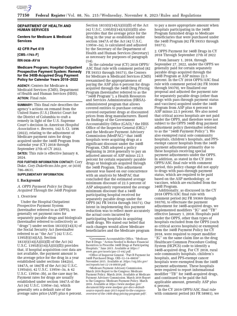 Federal Register / Vol. 88, No. 215 / Wednesday, November 8, 2023 ...