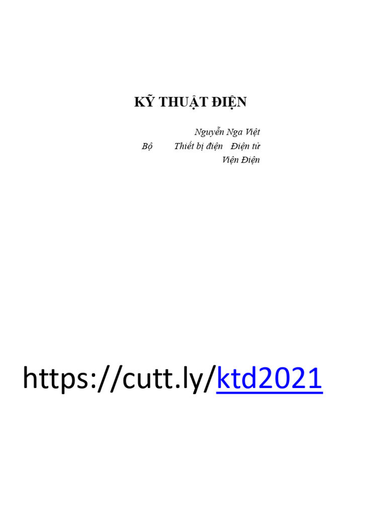 CHUONG 1 Khai Niem Ve Mach - Version 4 | PDF