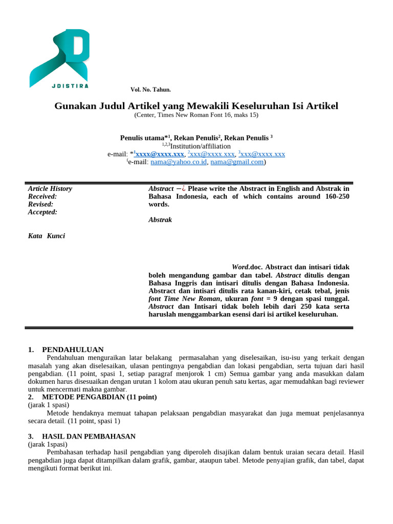 Tamplate Jurnal | PDF