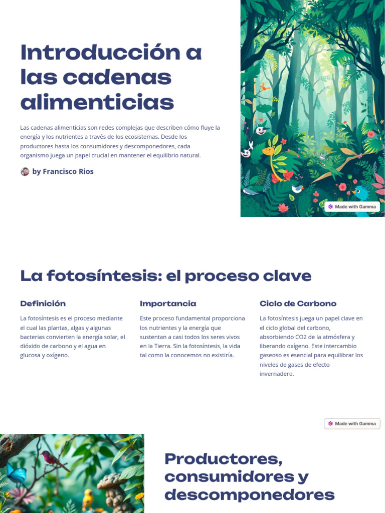 Introduccion A Las Cadenas Alimenticias | PDF | Ciencias de la Tierra ... Introduccion A Las Cadenas Alimenticias | PDF | Ciencias de la Tierra ...