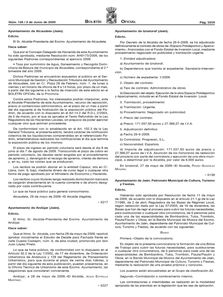 Bop 2009 39346 | PDF