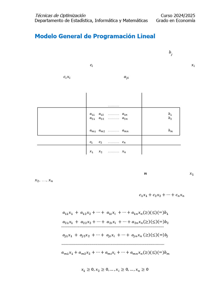 Modelo General PL-1 | PDF