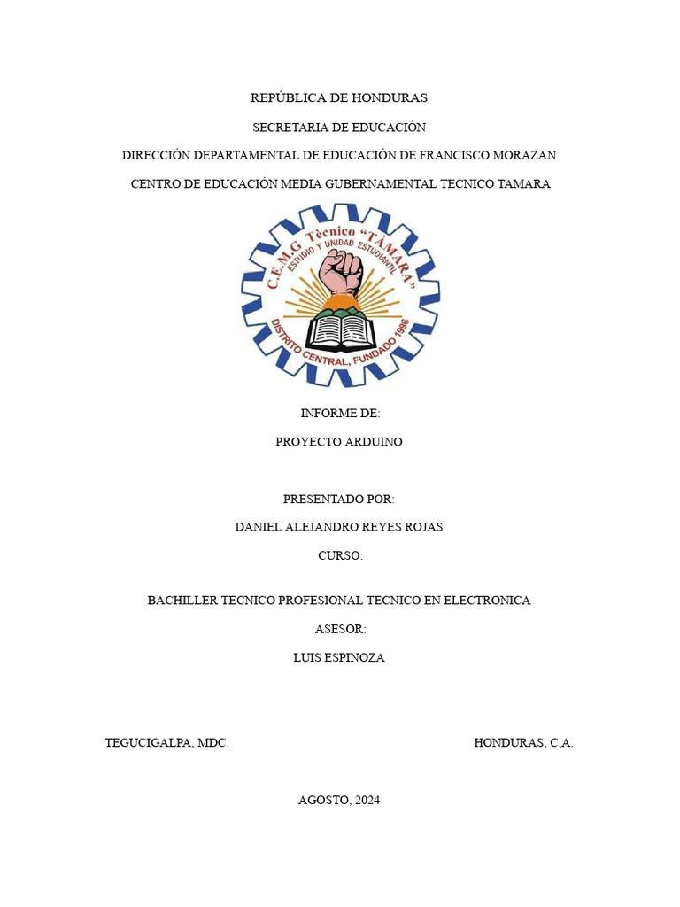 Informe de Arduino | PDF