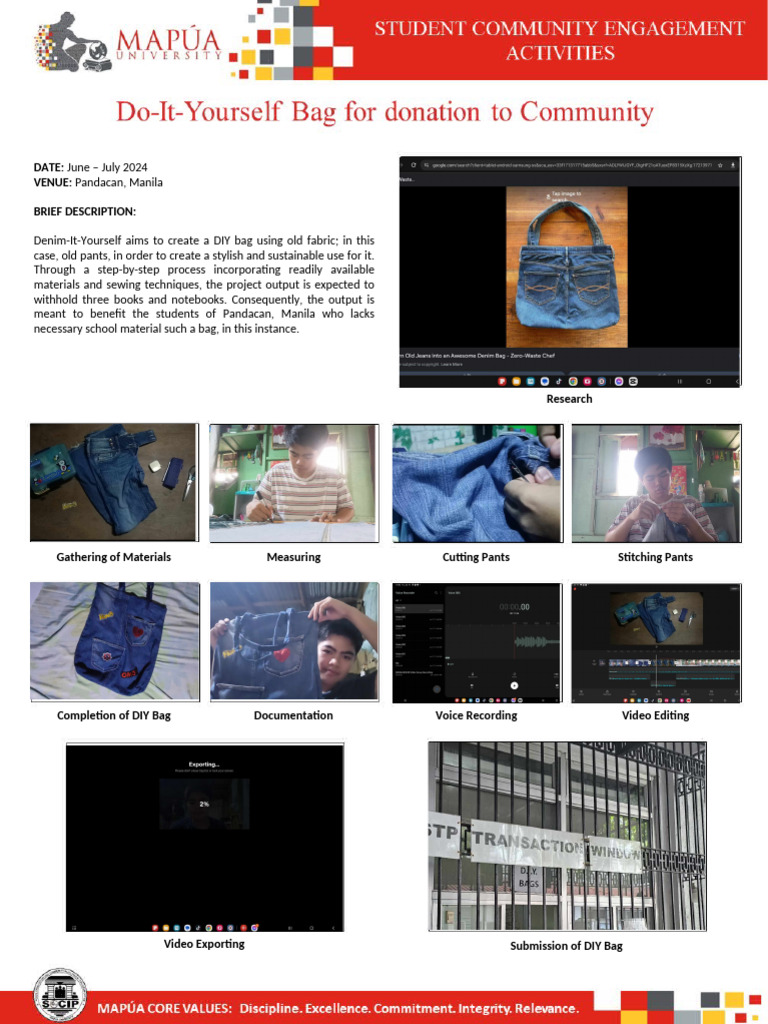 NSTP project poster diybag | PDF