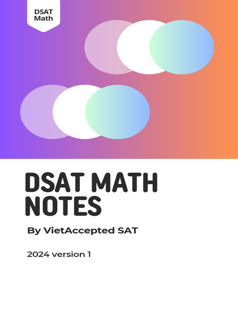 3_sat Math Notes Print | PDF