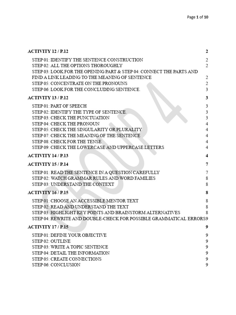GROUP 4 - PRESENTATION SUMMARY | PDF