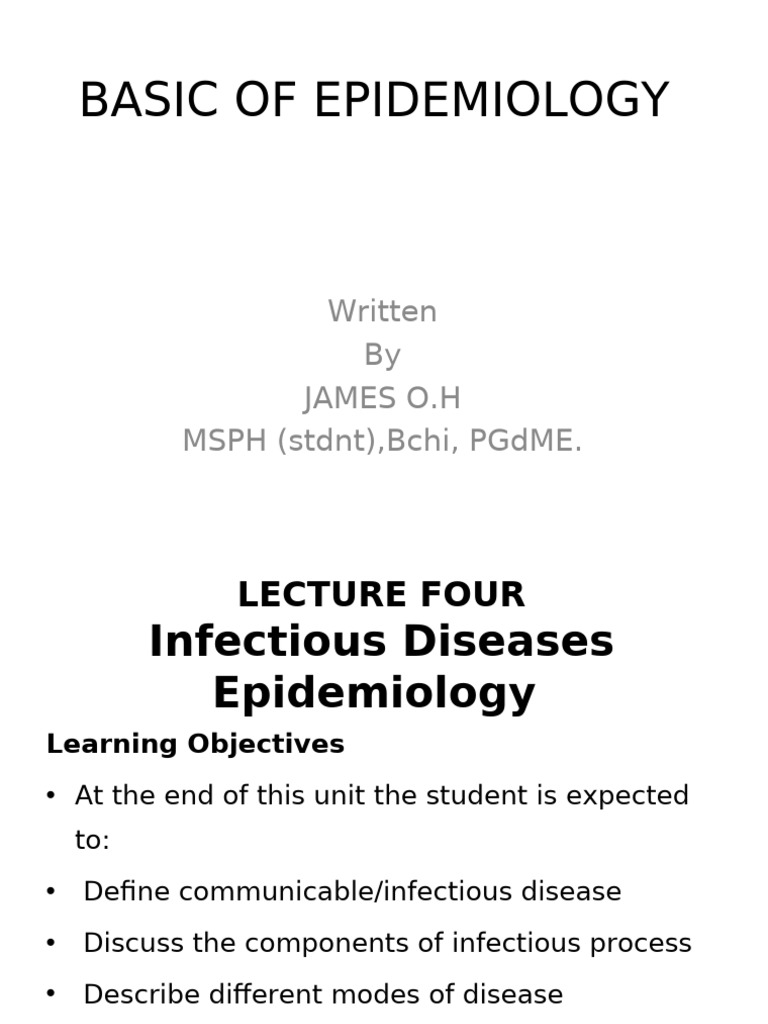 Basic of Epidemiology | PDF