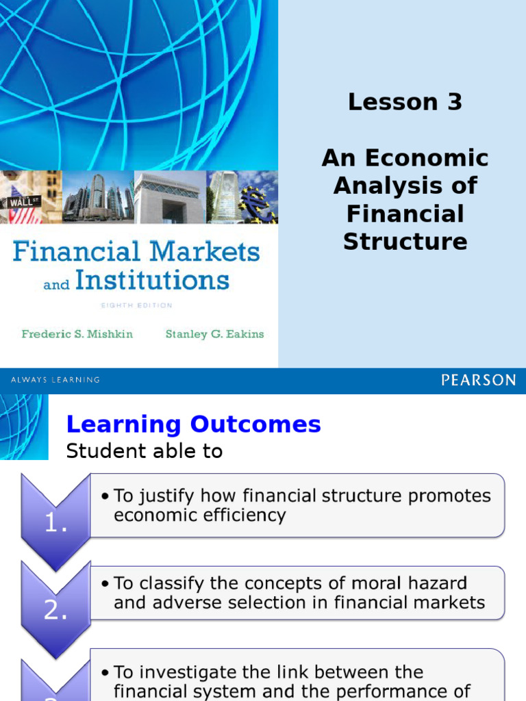 Lecture 02 Financial Structure | PDF | Moral Hazard | Finance & Money ...