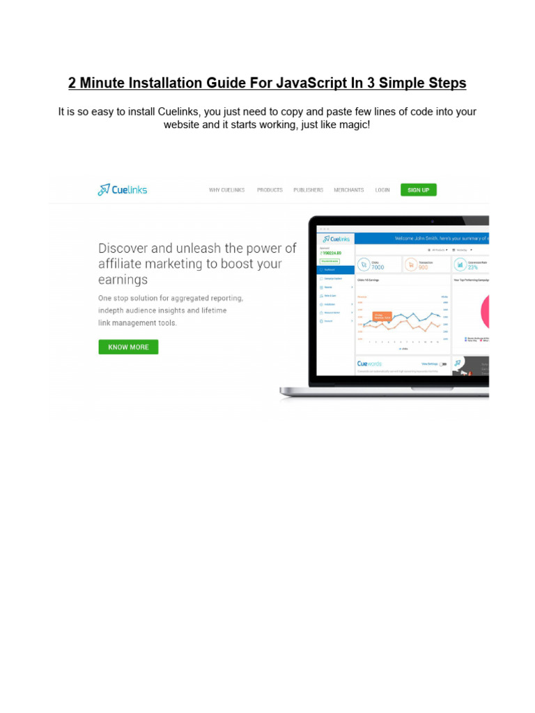 Cuelinks Javascript Guidelines | PDF
