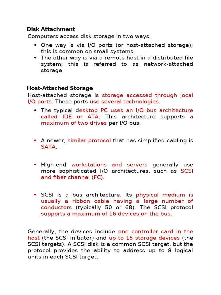 Module 4 - Disk Attachment | PDF