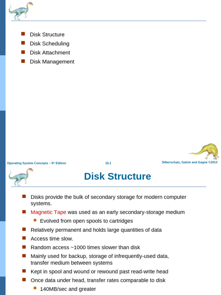 Module 4 - Disk Structure - Disk Scheduling | PDF