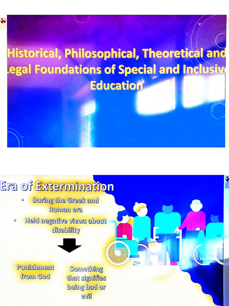 Lesson2 (Historical, Theoretical Inclusive Education) | PDF