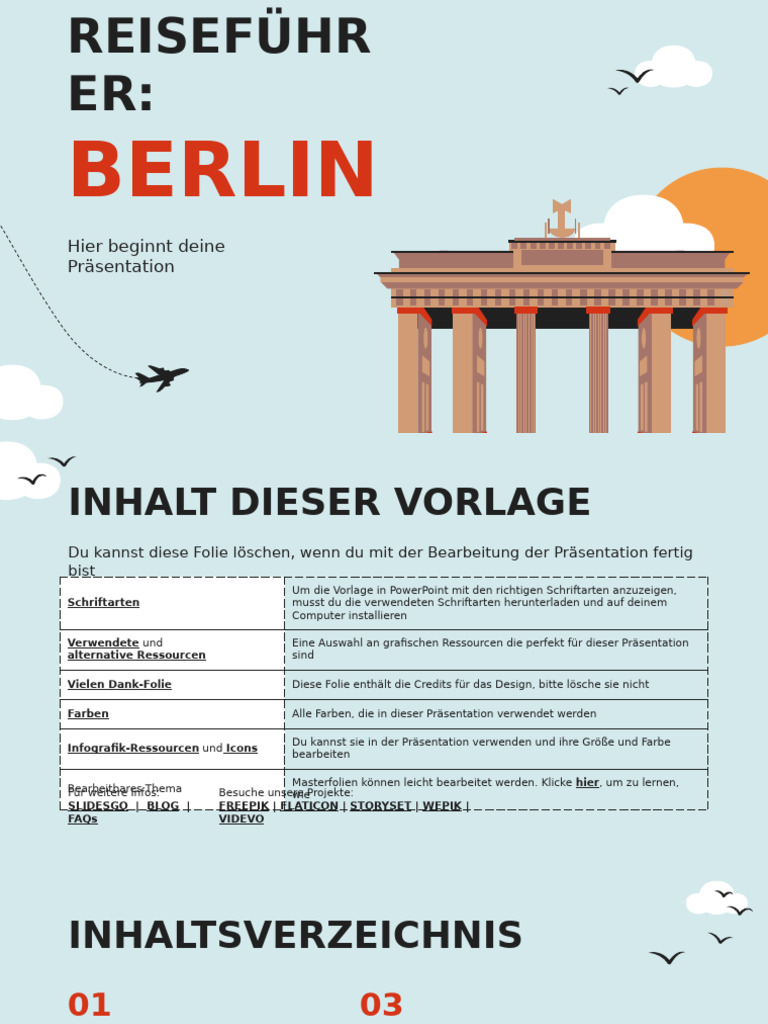 Travel Guide - Berlin by Slidesgo | PDF